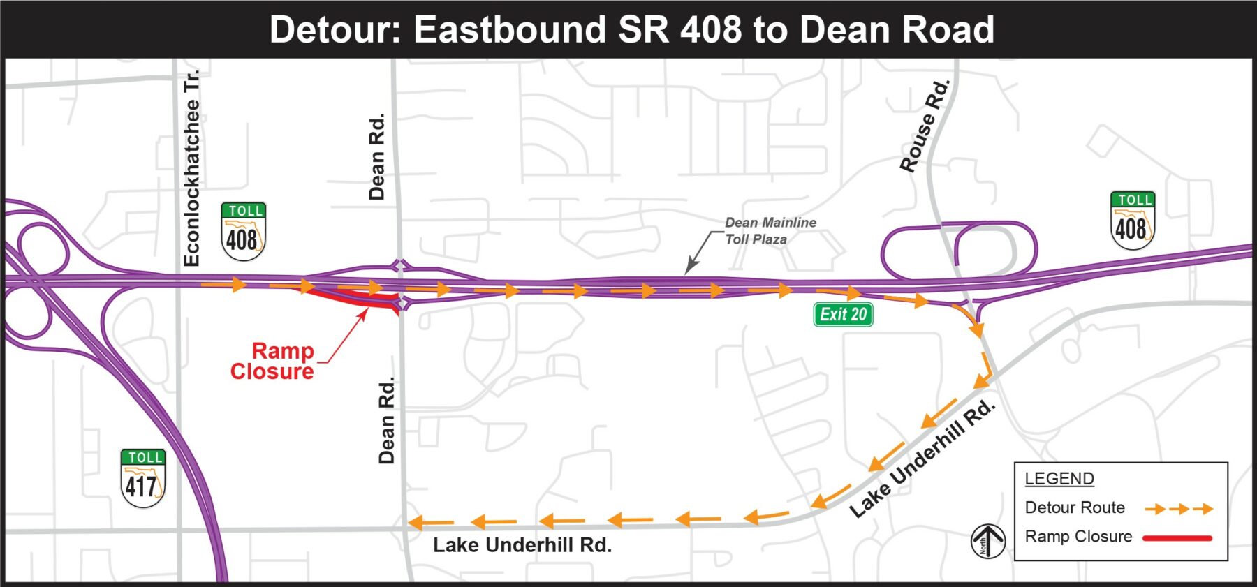CFX State Road 408 widening to cause three on- and off-ramp closures in ...