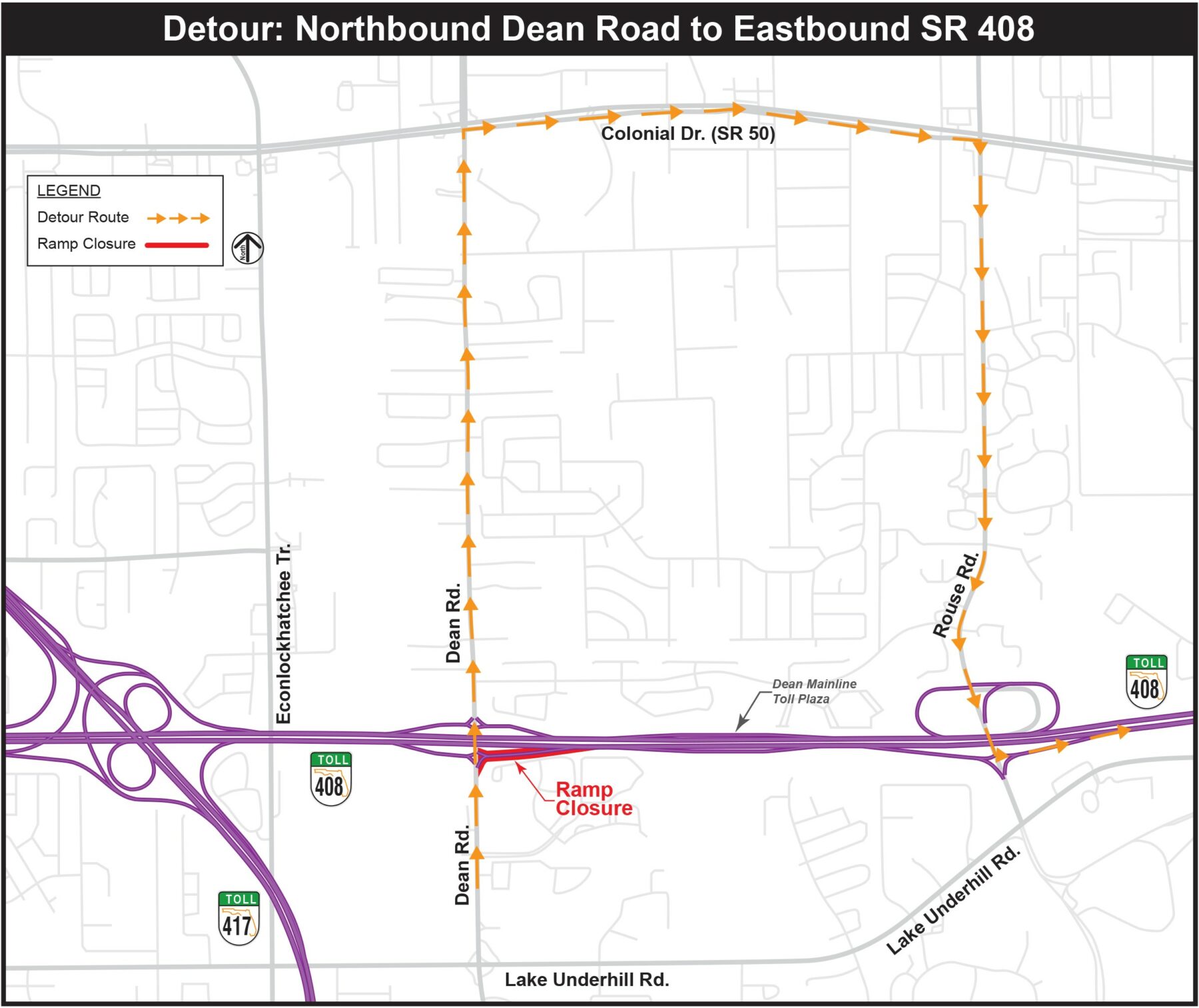 CFX State Road 408 widening to cause three on- and off-ramp closures in ...