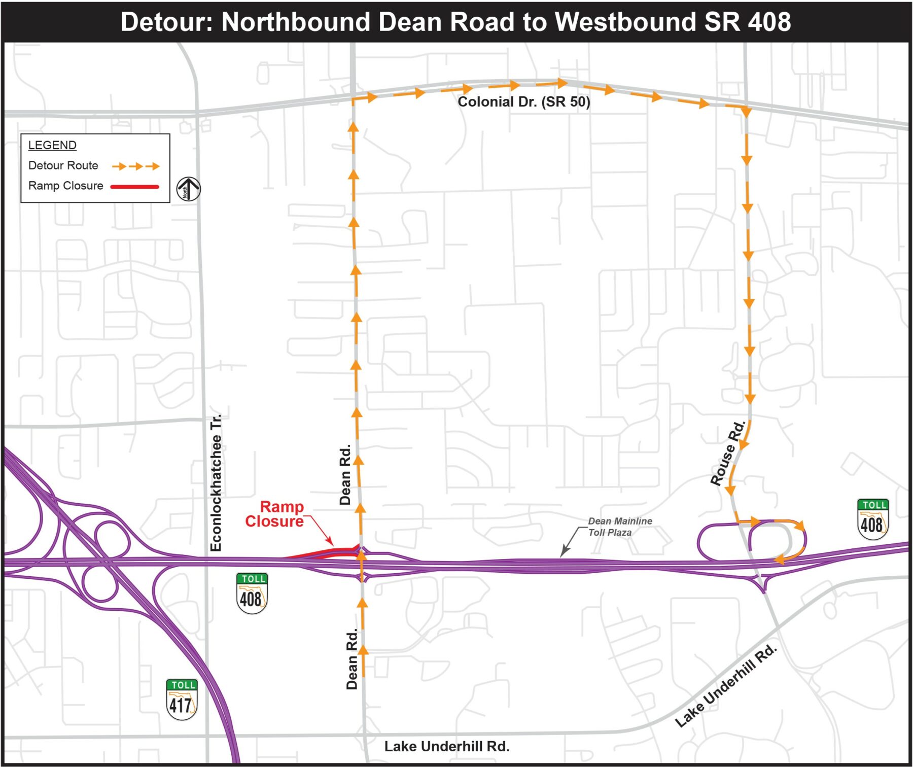 CFX State Road 408 widening to cause three on- and off-ramp closures in ...