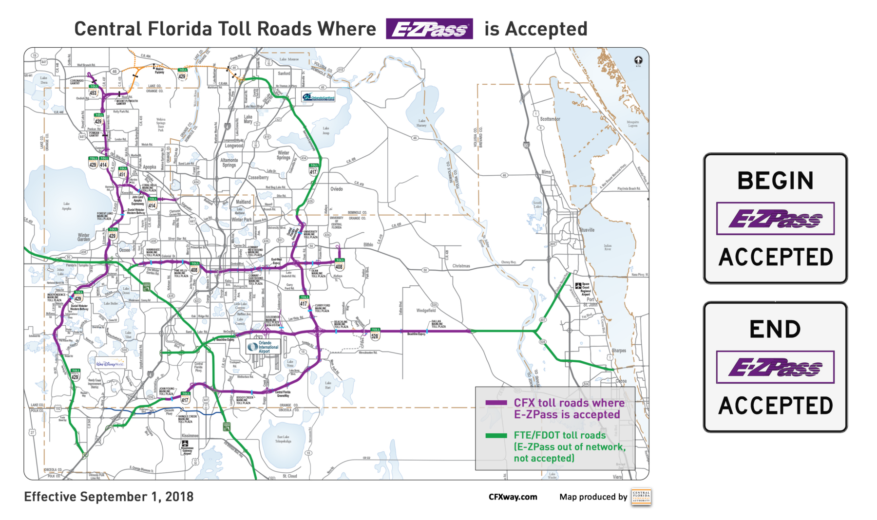 E-ZPass Accepted on Our Roads | Central Florida Expressway Authority E-ZPass Accepted on Our Roads | Central Florida Expressway Authority