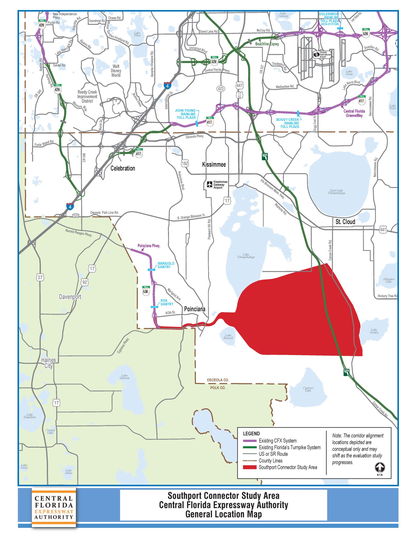 PD&E Study: Southport Connector Expressway | Central Florida Expressway ...