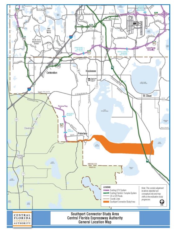 PD&E Study: Southport Connector Expressway | Central Florida Expressway ...
