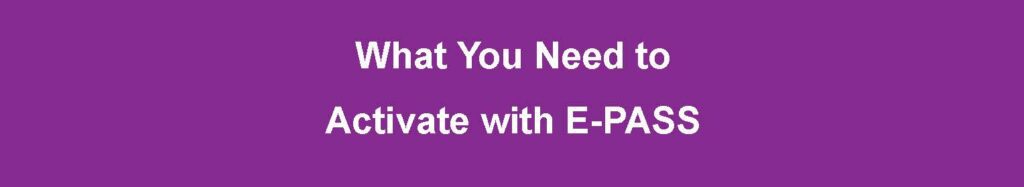 Activate E-PASS | Central Florida Expressway Authority