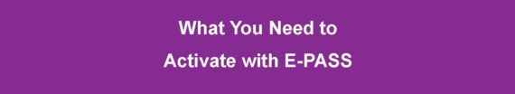 Activate E-PASS | Central Florida Expressway Authority